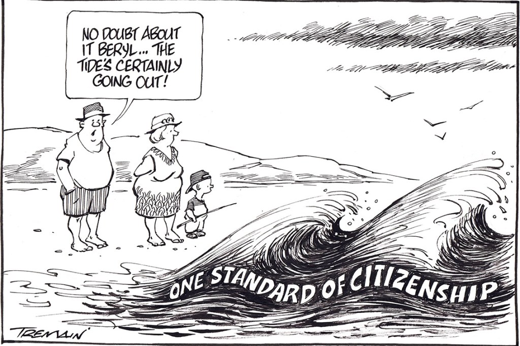 A WONDERFUL TREMAIN CARTOON | No Punches Pulled